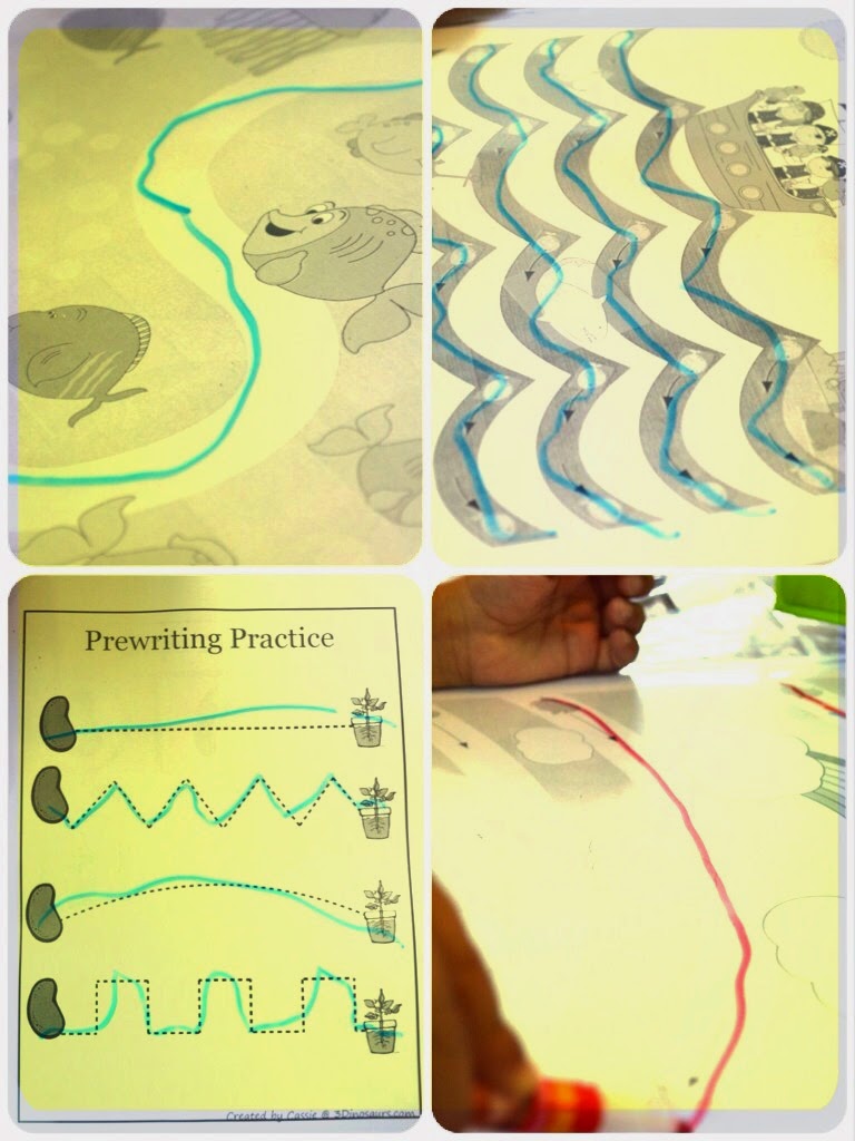 Practical Mom: Pre-writing Practice: At Age 3
