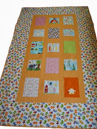 Patchwork de FUNKYPATCH: La colcha de Pablo, un encargo muy especial.