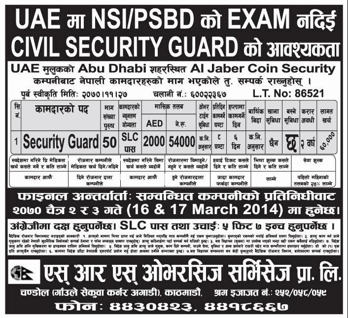 Manpower Demand: Al Jaber Coin Security