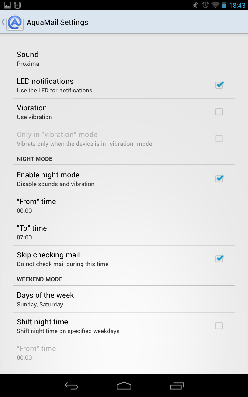 AquaMail ~ Apps do Android