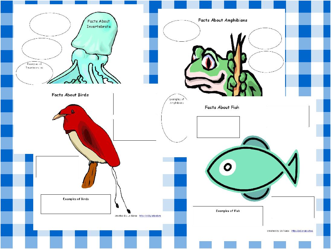 Classroom Freebies: Animal Graphic Organizers