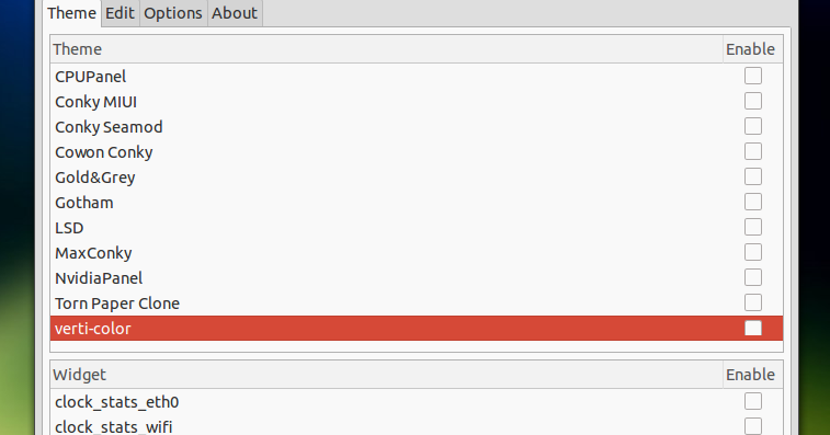 Conky Manager Gets New Options, 4 New Themes ~ Web Upd8: Ubuntu / Linux blog