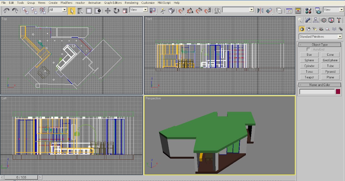 2HB: Tutorial render - part 2 - descripció general de 3D STUDIO