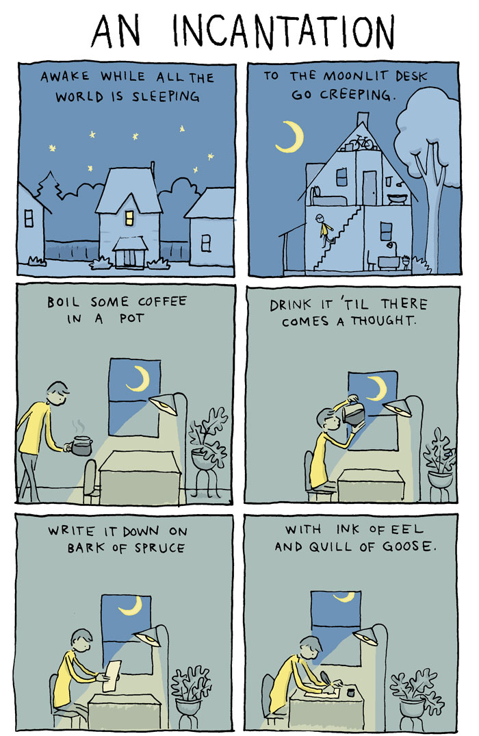 INCIDENTAL COMICS: An Incantation