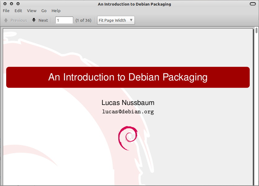 [Ebook] An Introduction to Debian Packaging