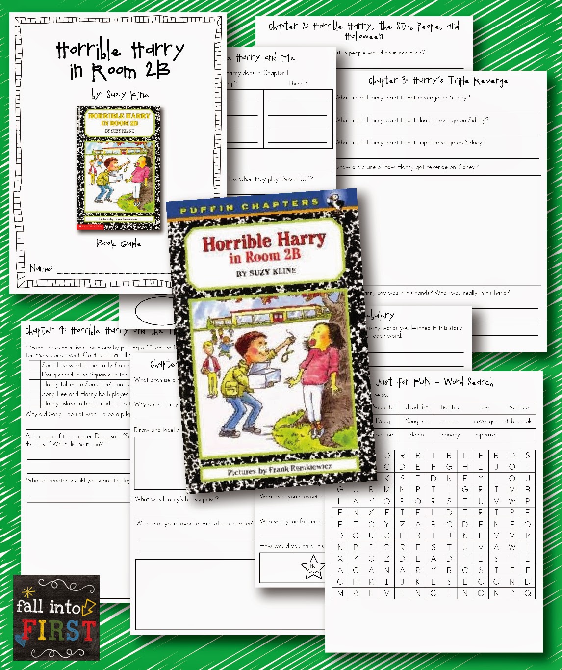 Fall Into First: Horrible Harry Book Club and GIVEAWAY!