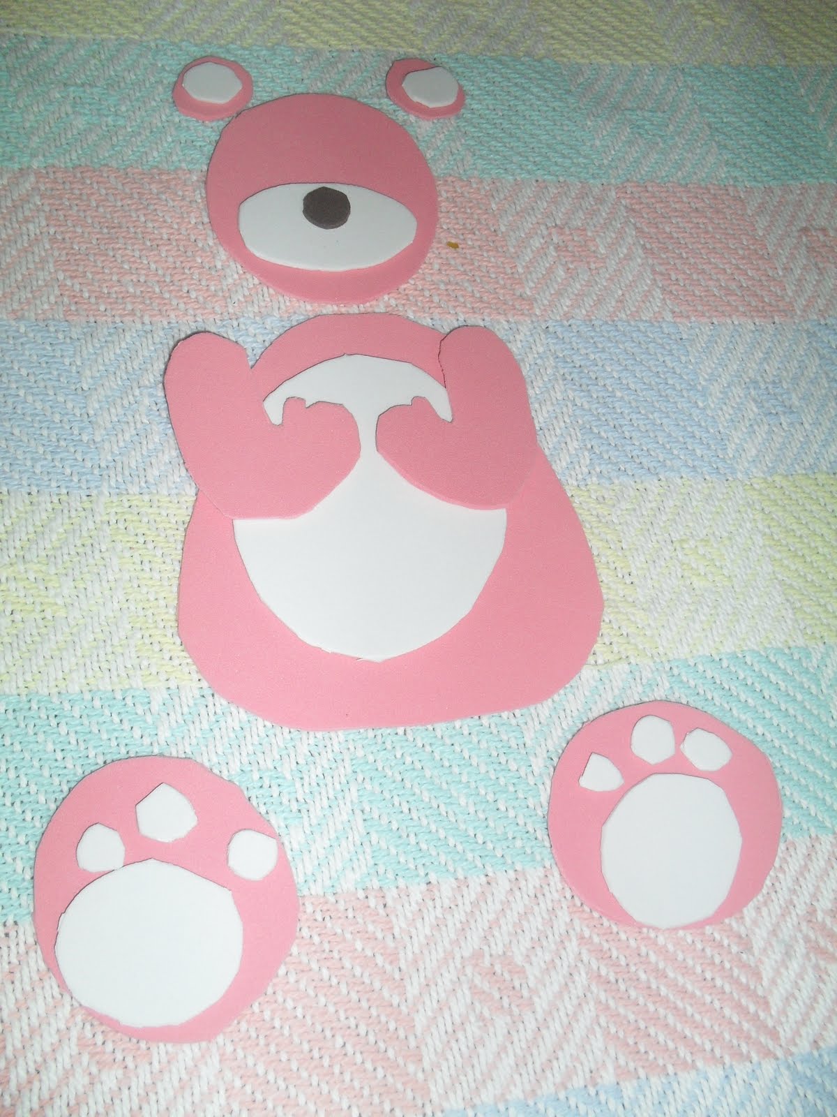 Oso en foami - Imagui