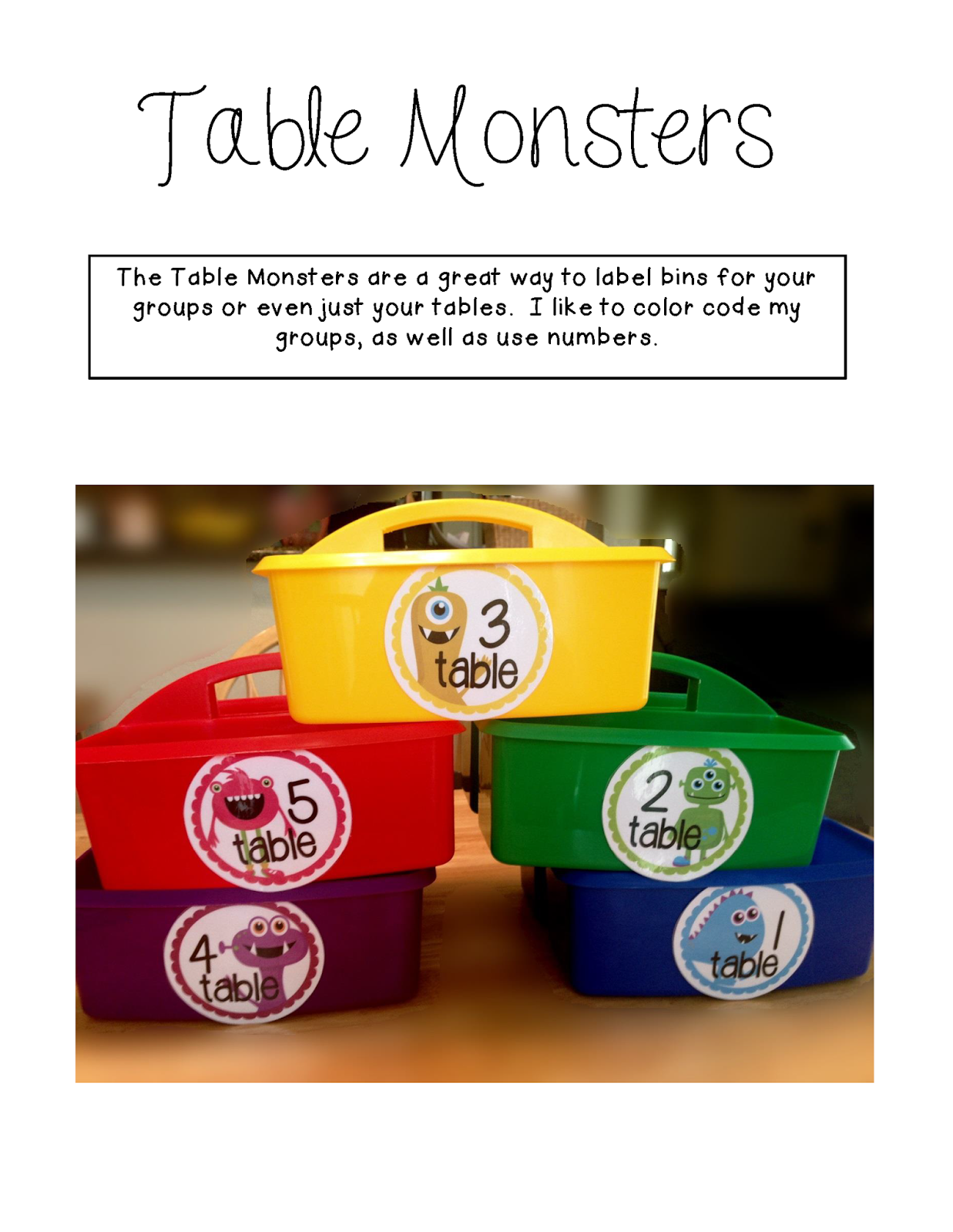 Totally Terrific in Texas: Monster Theme