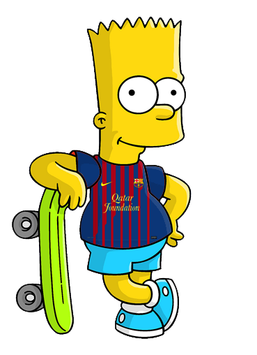 Bart simpson barcelona 2012 - Imagui
