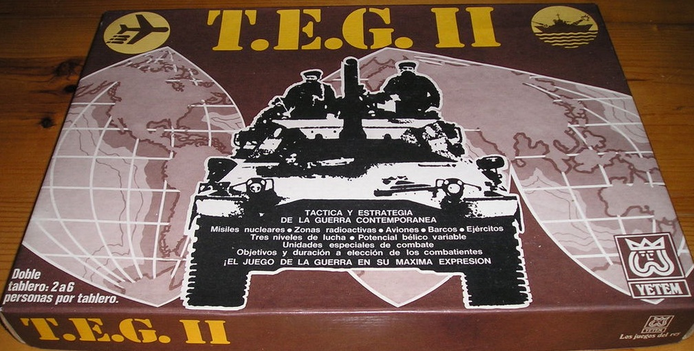 Eurojuegos Buenos Aires: TEG II (1984?) El más "euro" de los TEG