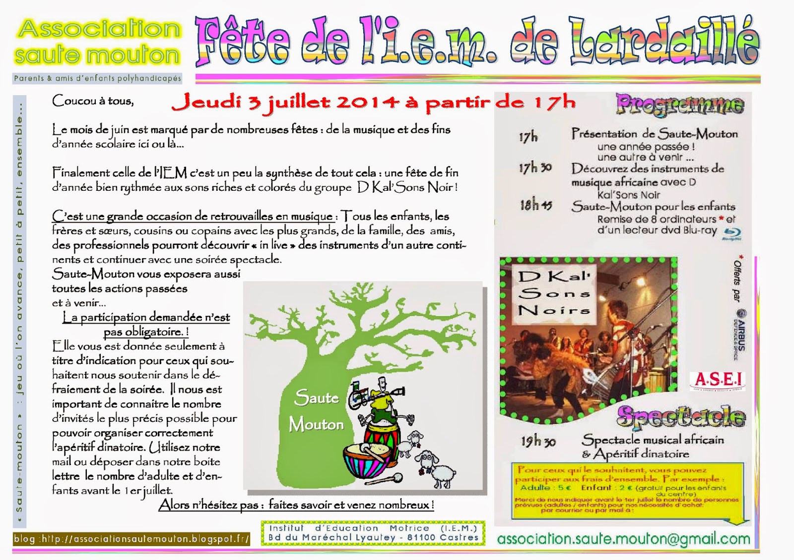 association.saute.mouton: Tout savoir sur la fête de l'IEM de Lardaillé ... association.saute.mouton: Tout savoir sur la fête de l'IEM de Lardaillé ...
