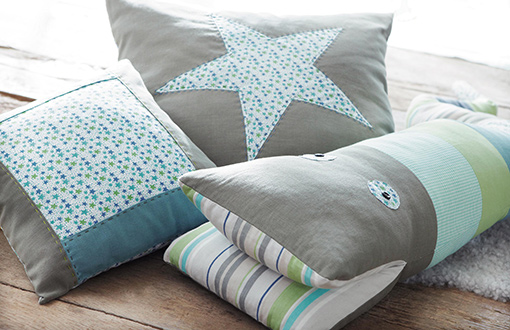 Cojines infantiles patchwork - Imagui