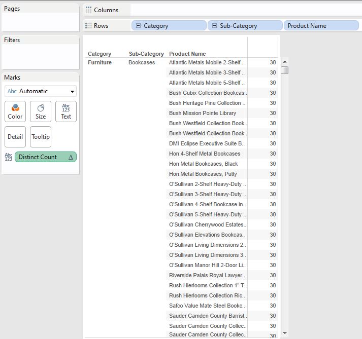 Breaking BI: Calculating a Distinct Count in Tableau Breaking BI: Calculating a Distinct Count in Tableau