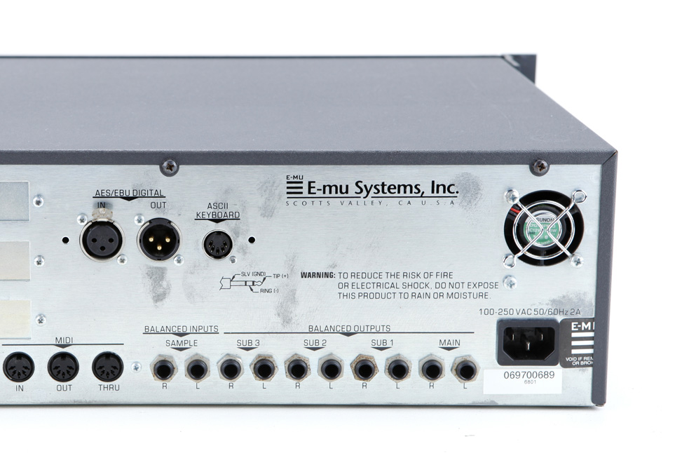 MATRIXSYNTH-B: E-mu Emulator E4X Turbo Rackmount Sampler SN 069700689