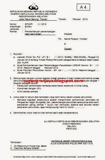 Format Sp2hp A1 Sd A5 ~ Sugeng Wijaya