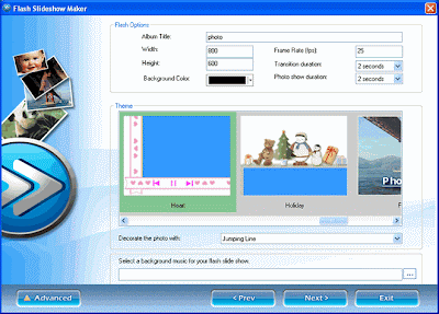 Membuat Slide Foto Dengan Flash SlideShow Maker 4.90 - Blog azis Grafis