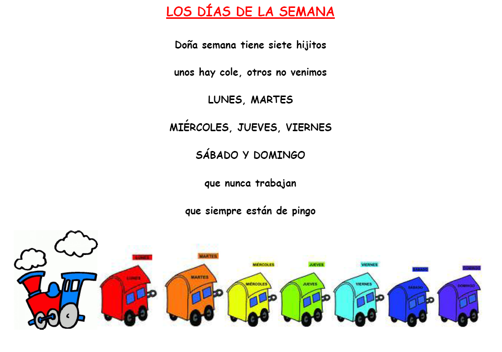 LA CLASE DE LOS CONEJOS: CANCIÓN "DOÑA SEMANA"