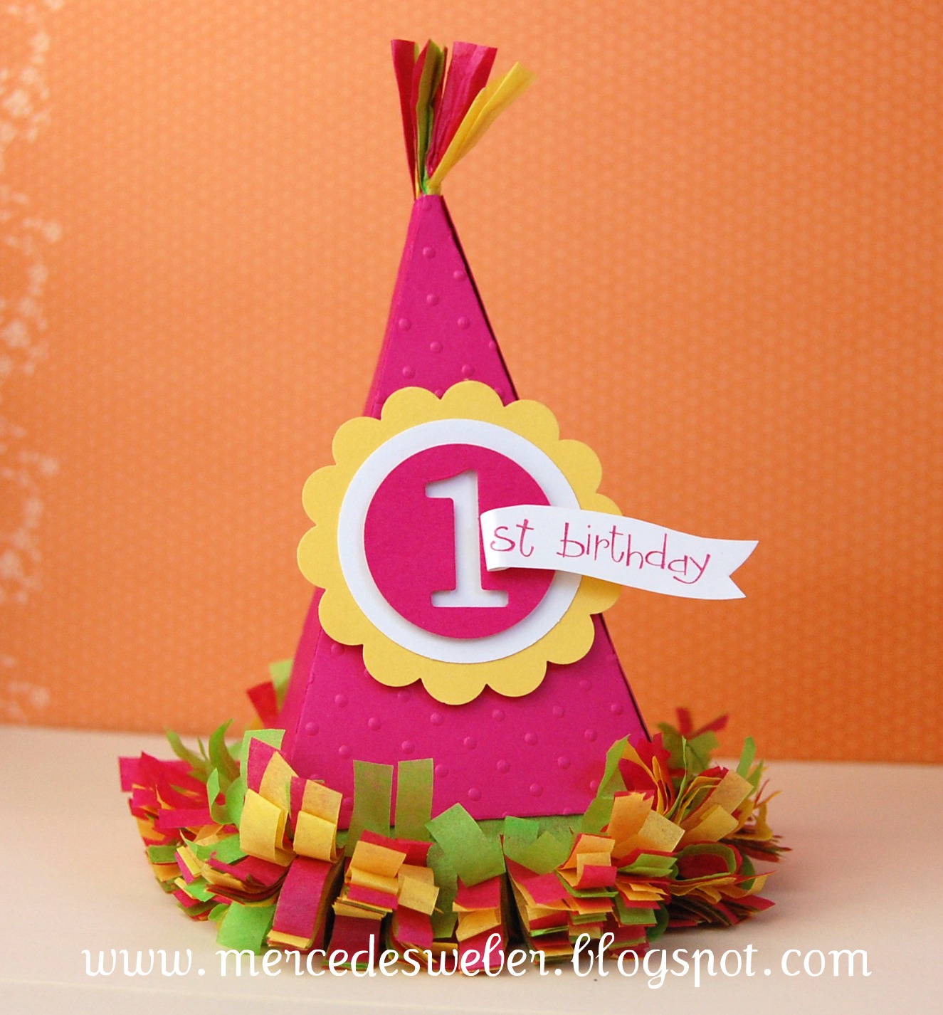 Mercedes Weber My Paper Paradise Petal Cone Birthday Hat mercedes-weber-my-paper-paradise-petal-cone-birthday-hat