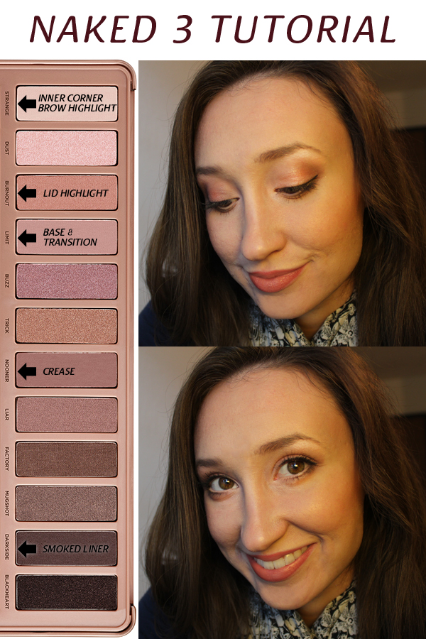 Mrs. Brunette Beauty: Quick and Simple NAKED 3 Tutorial Voice Over & Pictorial!