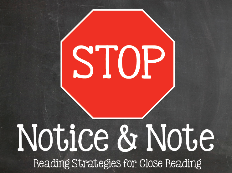 Notice and Note Book Study: Defining Signposts (Freebies & Giveaway ...