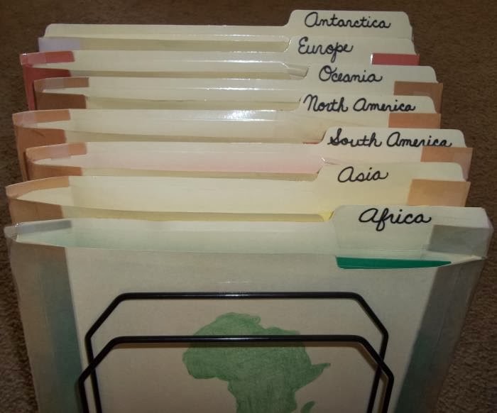 Montessori Trails - Our Montessori Path Through Life: Continent Folders ...