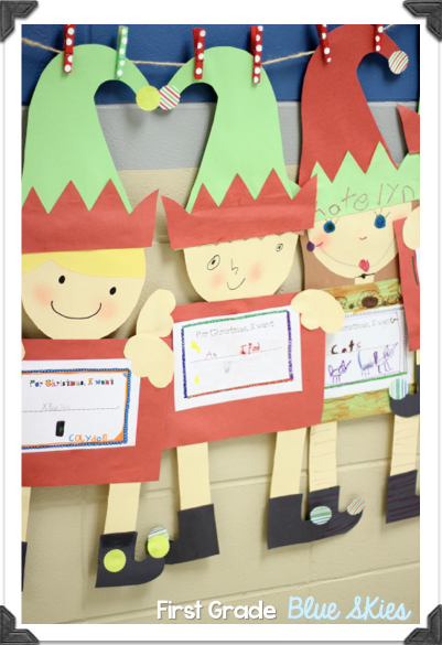 Elves in the Hallway! {freebie, too} : Blue Skies with Jennifer White