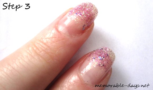LUCIDarling - Glitter gradient nail art tutorial | Memorable Days : Beauty Blog - Korean Beauty ...
