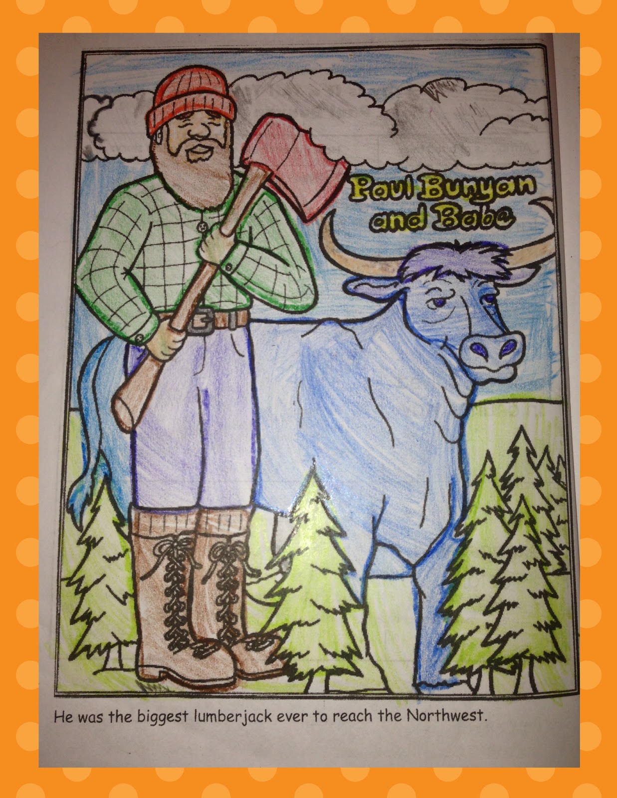 Paul Bunyan Coloring Pages Activities