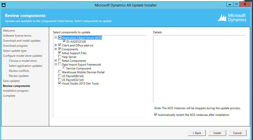 Dynamics AX 2012 R3 CU8 Installation Steps-ww12345678 的部落格 | AX Helper