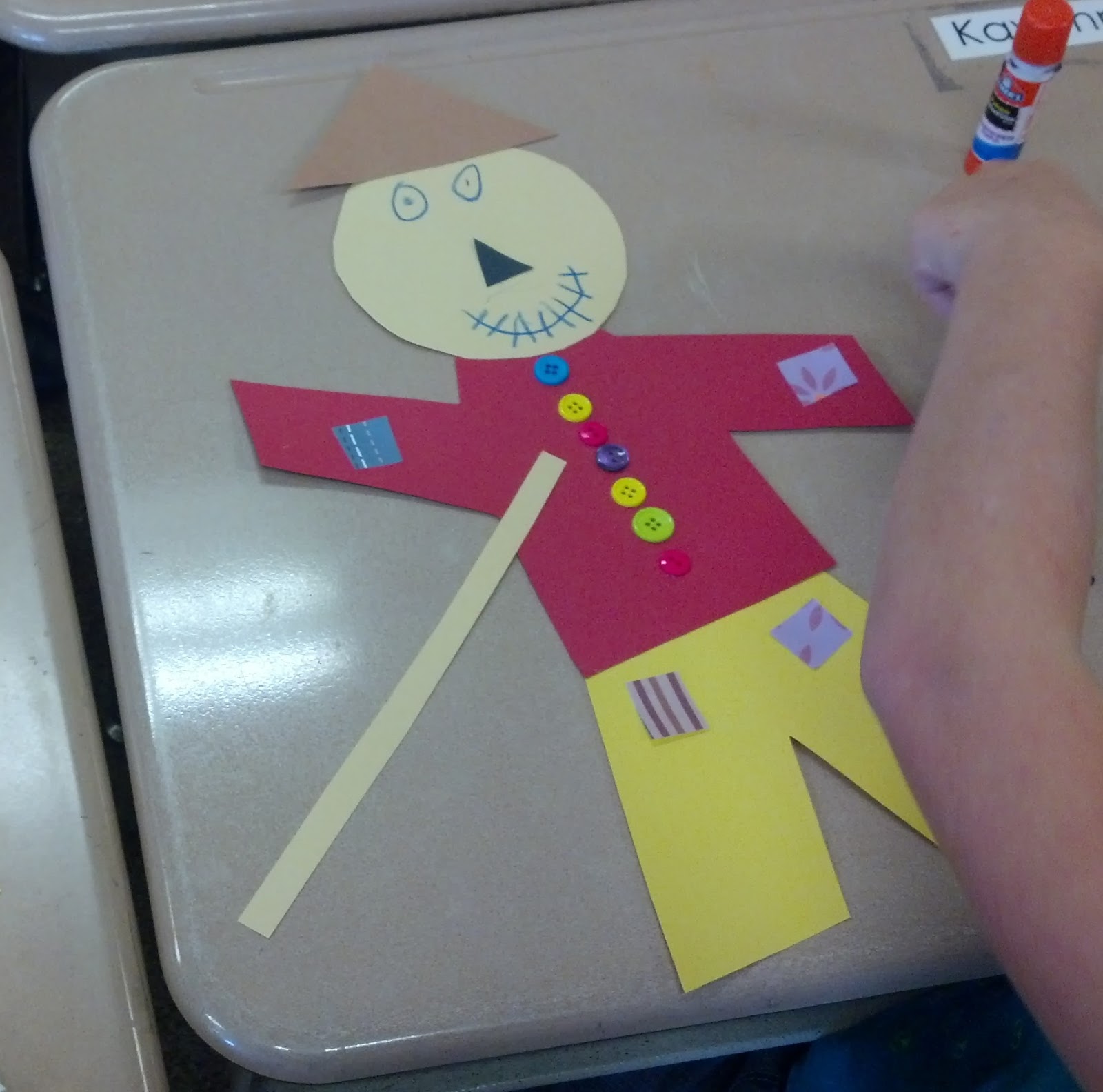 Scarecrow Glyph and Writing - Fun in First