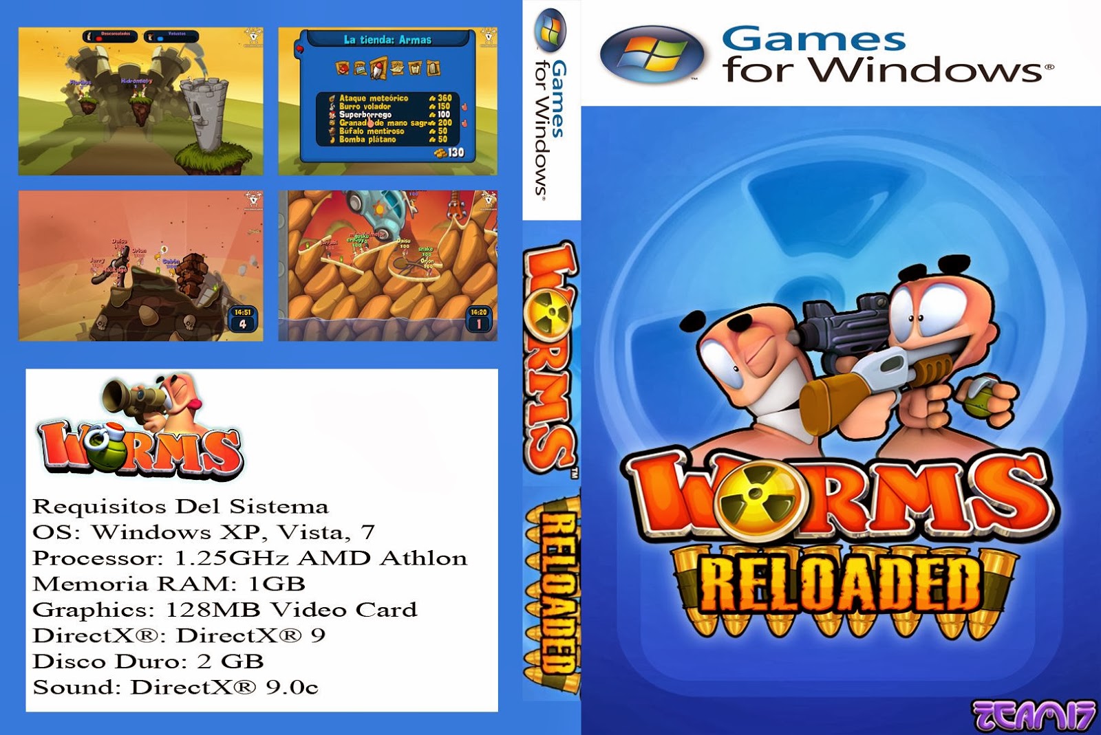 ShooterLandia: Worms Reloaded [Español] [Completo]