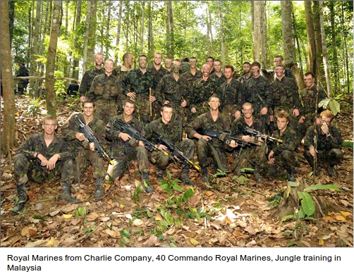 40th Commando RM Jungle training in Malaysia