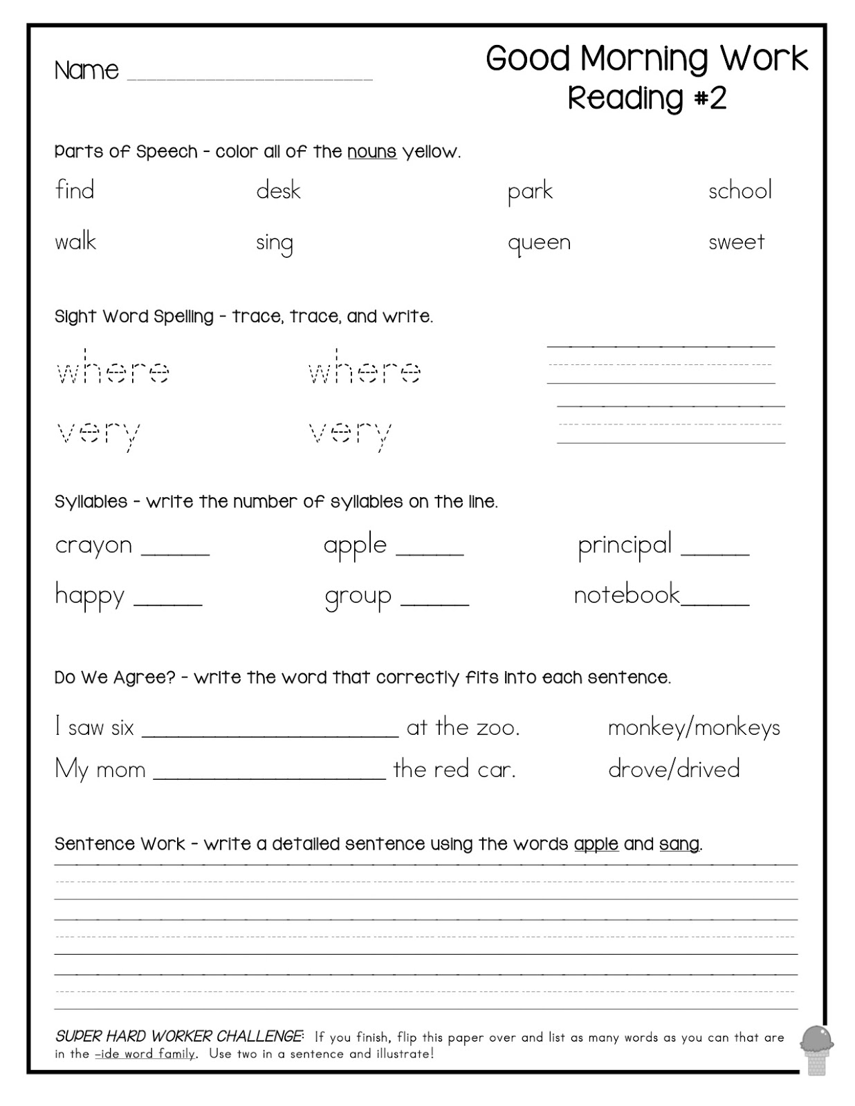 NEW HORIZONS . . . 2ND GRADE MORNING WORK + TESTER FREEBIES - Teacher ...