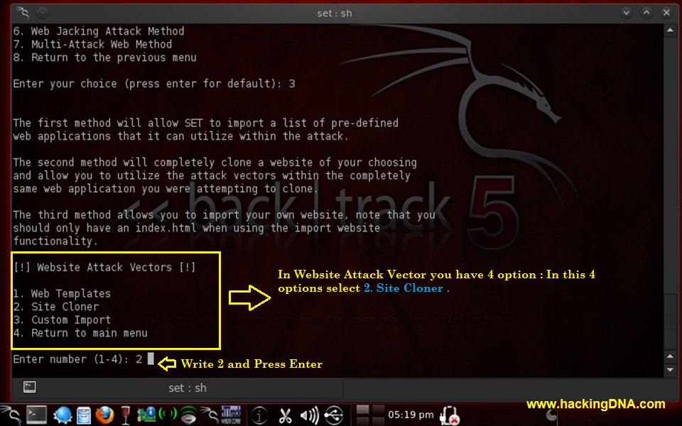 HackingDNA: Hack the Facebook with Backtrack 5