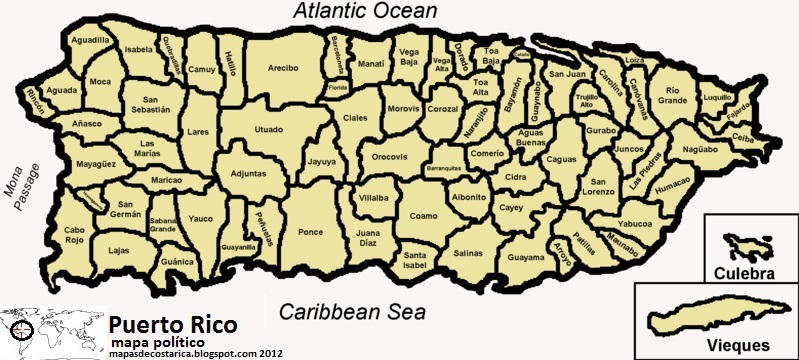 MAPAS DE: Puerto Rico