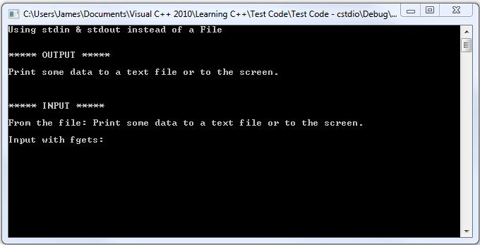 Lessons In Coding: Using stdin & stdout in C & C++ Lessons In Coding: Using stdin & stdout in C & C++
