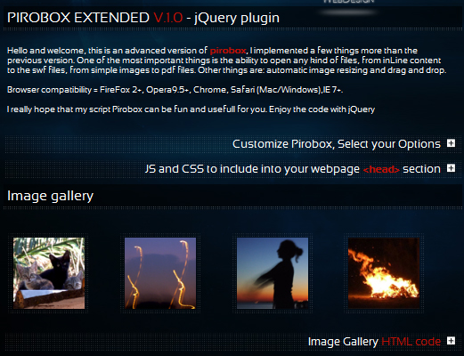 Visual Html: PIROBOX EXTENDED V.1.0 - jQuery plugin