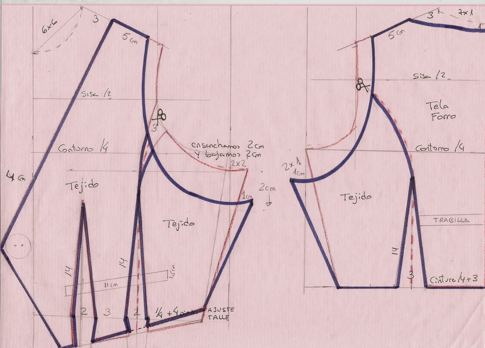 Patrones de chalecos - Imagui