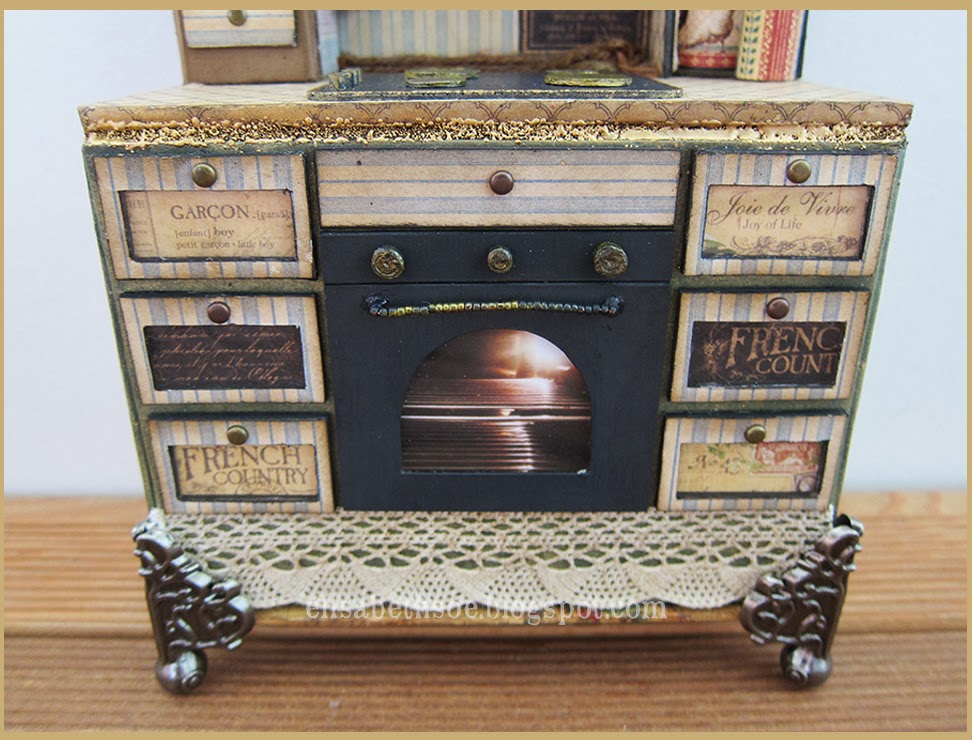 Elisabeth Soe G45 French Country Recipe Box elisabeth-soe-g45-french-country-recipe-box
