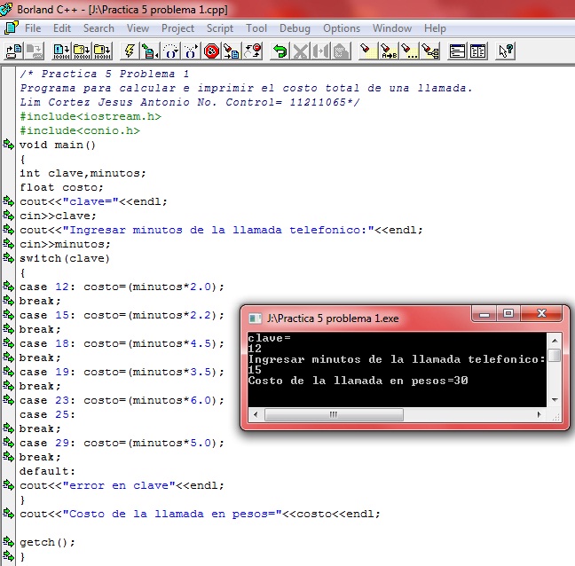 Programación Estructurada: Practica 5