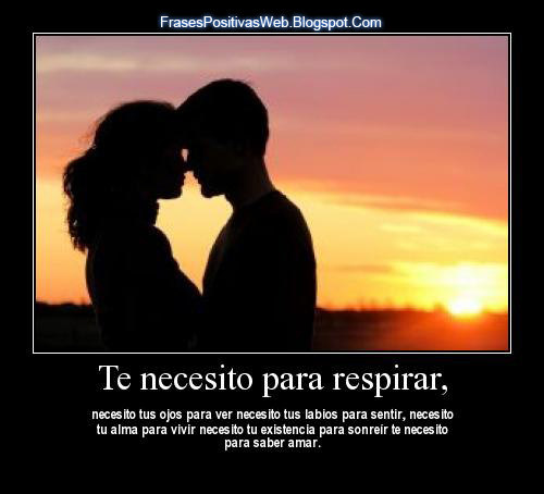Frases te necesito - Imagui