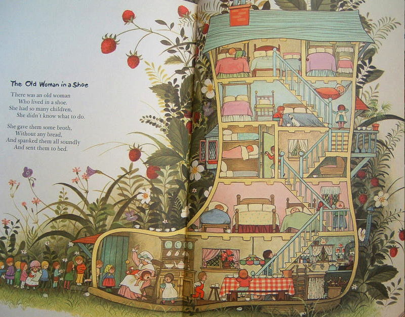 The Art of Children's Picture Books: There Was An Old Woman Who Lived ...