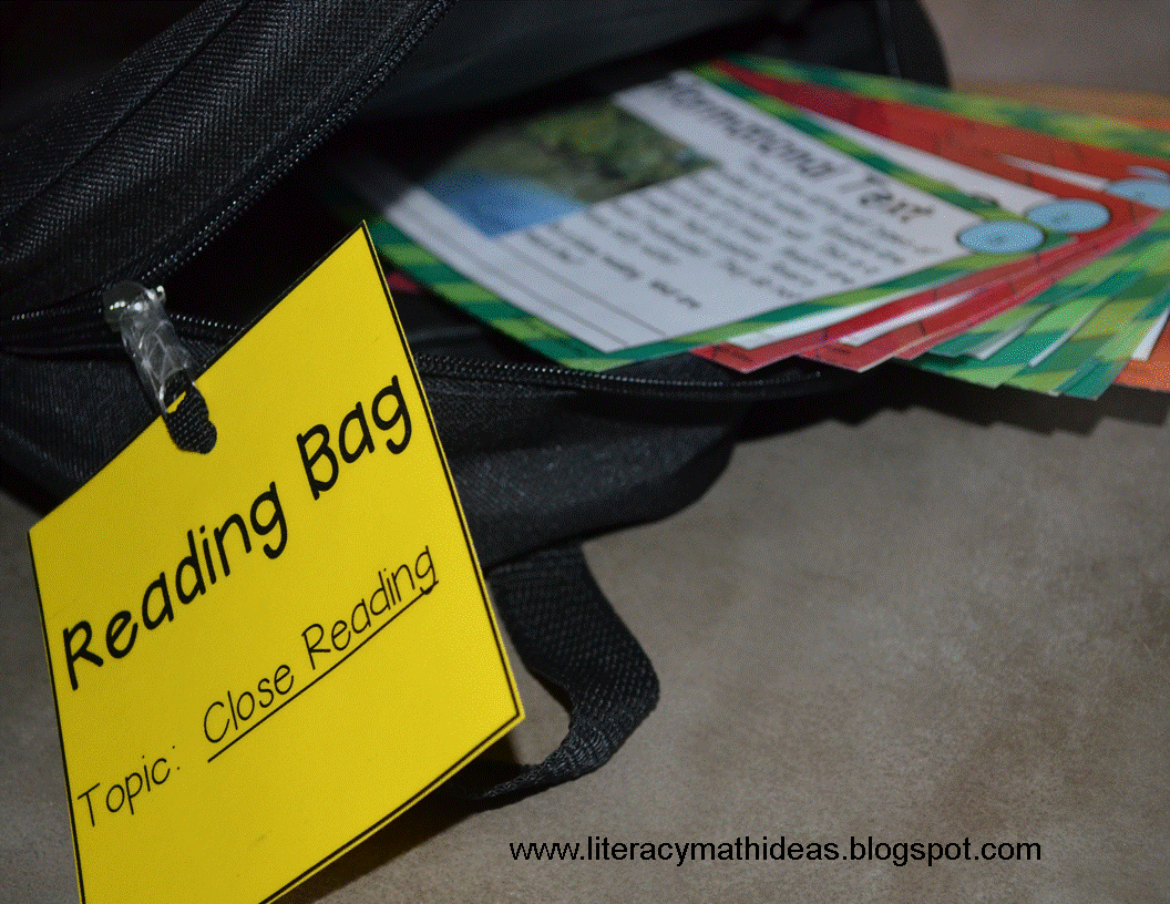 Simply Centers: Create Take-Home Bags For Reading Or Math