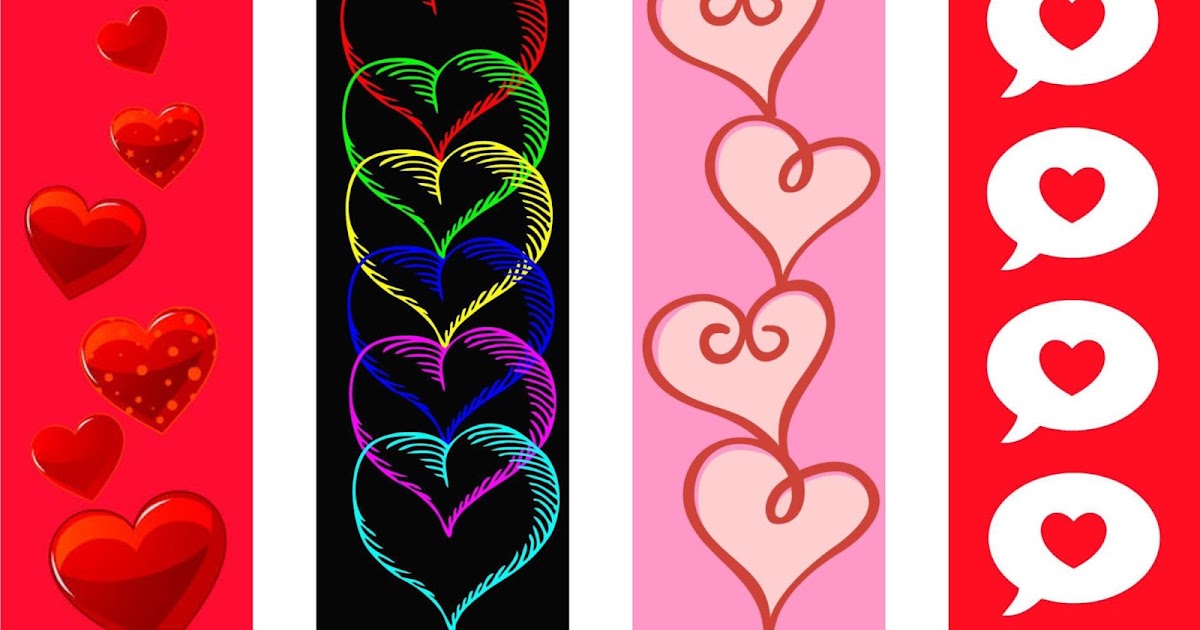 CJO Photo: Printable Bookmarks: Hearts