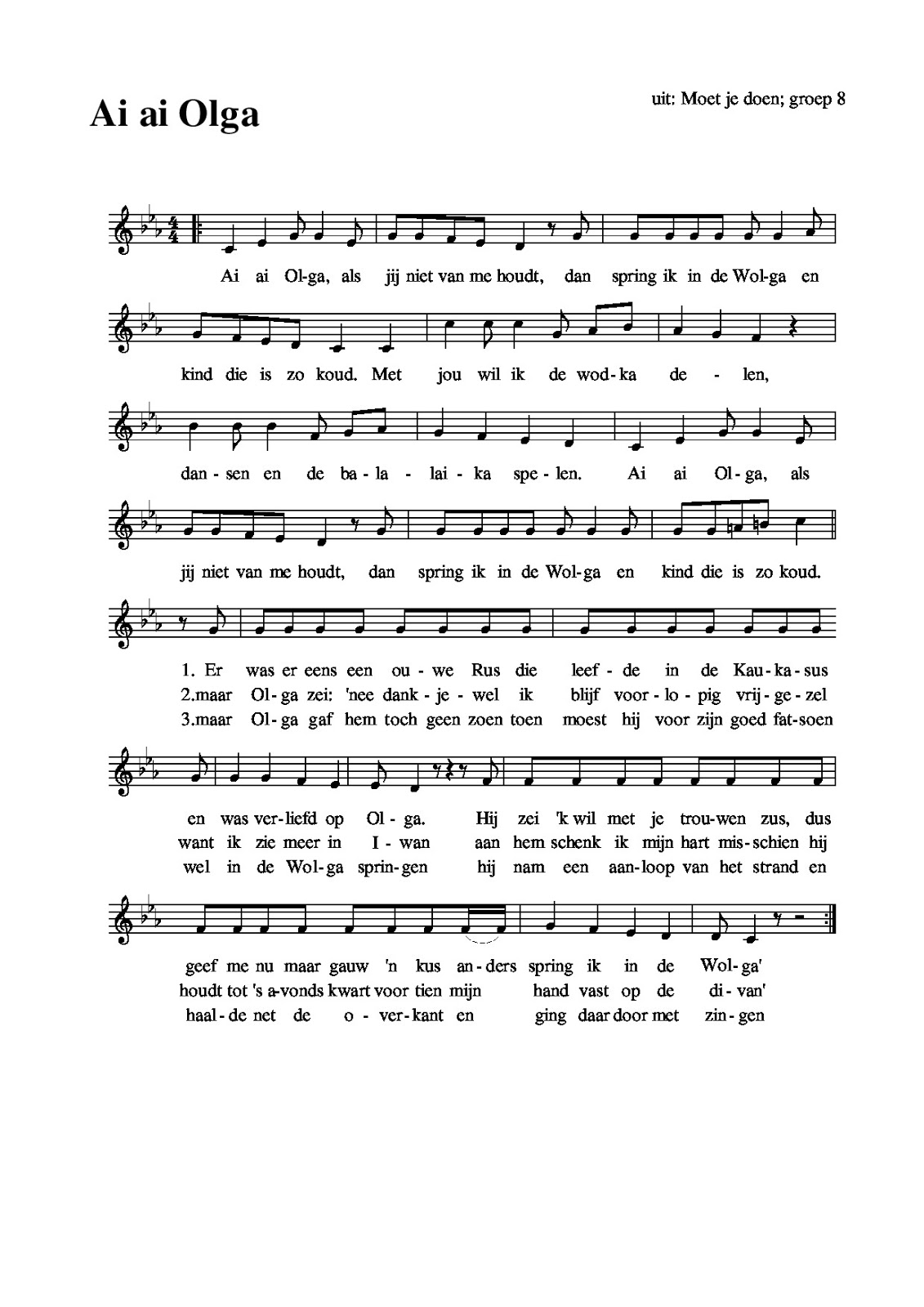 Nele Van Eeghem 1 BALO A: Liedbundel 2013