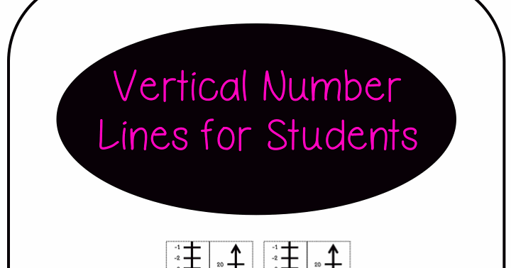 Vertical Number Lines | Essentially Elementary
