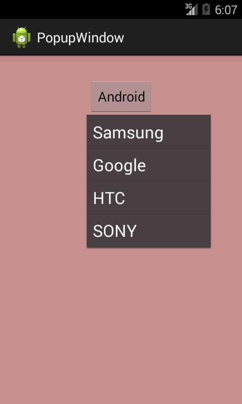 Popup Window in Android - Android Tips Popup Window in Android - Android Tips