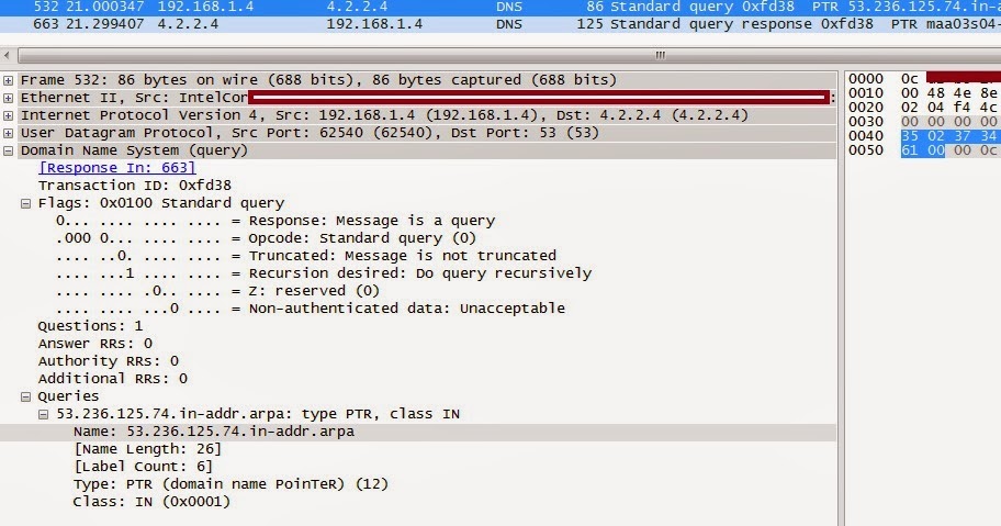 Security Unplugged !!!: DNS PTR Record Query/Response Security Unplugged !!!: DNS PTR Record Query/Response