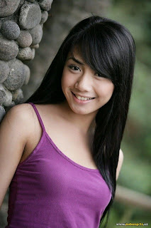 model seksi tanktop ungu ~ Aura Bokep