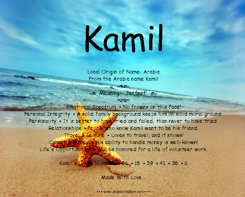Kamil Unique Names kamil-unique-names